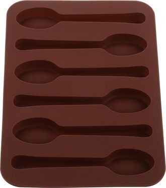 Pretyzoom Fach Silikonform Löffelform Schokolade Backform Für Kuchen Kekse Diy Backen Hohe Hitzebeständigkeit Familienfeiern Kreatives Backen Silikonformen Mous