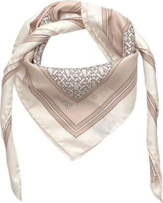 HUGO BOSS Femme, Accessoires, Beige, Taille: ONE Size Lainy1 90X90 Scarf
