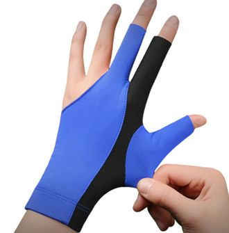 Generic Billard Poolhandschuhe-Professioneller atmungsaktiver 3-Finger rutschfester Poolhandschuh | Elastischer Schnell-Poolhandschuh f&uuml;r Billardtisch