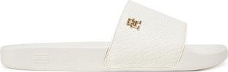 Tommy Hilfiger Pantoletten Th Monogram Poolside FW0FW08525 Weiß