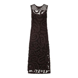 Pinko &Auml;rmelloses Kleid mit H&auml;keldetails - - Dresses - Damen - Braun - XS