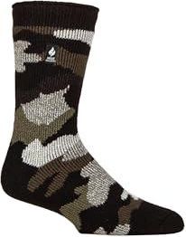 Heat Holders SOCKSHOP Mens 2.3 TOG À motifs et uni Chaussettes thermiques Paquet de 1 Camo 39-45