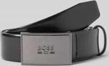 HUGO BOSS Lederg&uuml;rtel mit Pinschlie&szlig;e Modell JINKO_SZ35