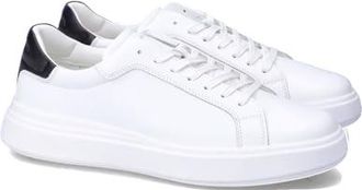 Calvin Klein Baskets basses pour homme HM0HM01016, 0k6 Bright White Moonlit Ocean, 41 EU
