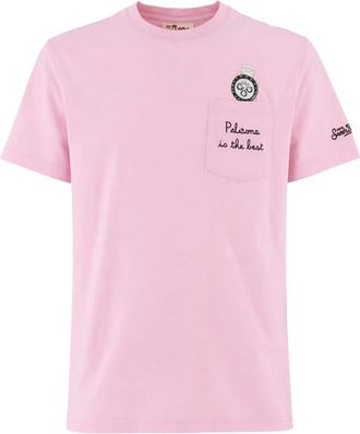 MC2 Saint Barth Homme, Tops, Rose, Taille: L Austin T-shirt