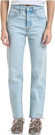 Levi's Femme, Jeans, Bleu, Taille: W25 501 Cropped Jeans
