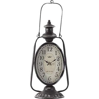 Desconocido B and B Uhr mit Laterne aus Metall, Mehrfarbig, Einheitsgr&ouml;&szlig;e