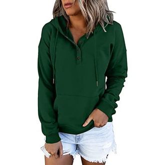 Generic Sweats &agrave; capuche surdimensionn&eacute;s et chauds pour femme - Manches longues et fermeture &eacute;clair - Uni - Pull d&eacute;t&eacute; - Veste de sport &agrave; capuche - V&ecirc;tements d