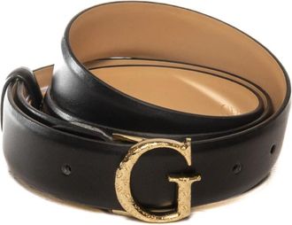 Guess Logo G&uuml;rtel - - Accessories - Damen - Schwarzk - L