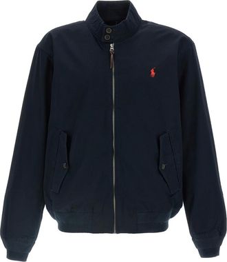 Polo Ralph Lauren Homme, Vestes, Bleu, Taille: XL Logo Embroidery Bomber Jacket