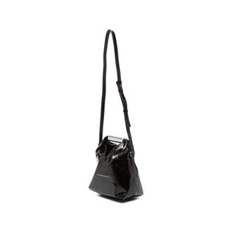 Maison Margiela Patent Calf Leather Tote Bag - Black