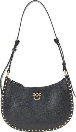Pinko Pinko - Mini sac port&eacute; &eacute;paule demi-lune - Femme - Sacs - Noir - Taille: ONE Size