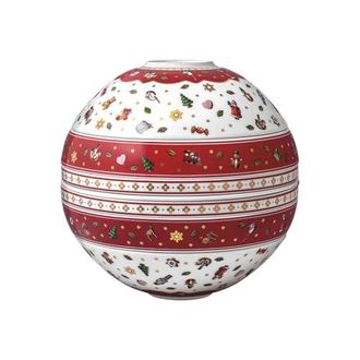 Villeroy & Boch Toys Delight La Boule, 7 Teiliges Geschirrset F&uuml;r Zwei, Premium Porzellan, Weihnachtliches Geschirr-Designobjekt, Weihnachtsgeschirr