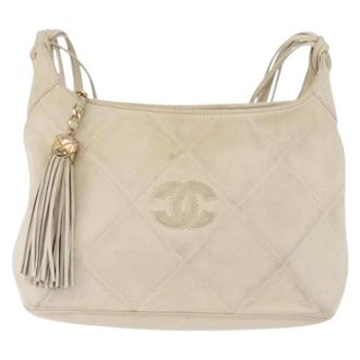 Chanel Sac bandouli&egrave;re vintage Pre-owned - Femme - Pre-owned - Beige - Taille: ONE Size