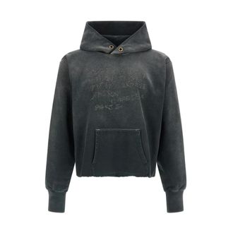 Maison Margiela Besticktes Kapuzen-Sweatshirt - - Sweatshirts & Hoodies - Damen - Schwarzk - M