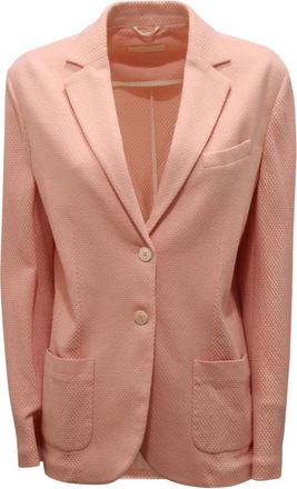 Circolo 1901 Femme, Vestes, Rose, Taille: 42 FR Fd3534 Slim Fit Bocciotto Jacket