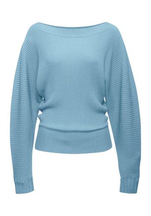 Lascana Fledermauspullover aus hochwertigem Strick ohne st&ouml;rende N&auml;hte Rippstrickpullover mit l&auml;ssig weiten &Auml;rmeln, superelastisch