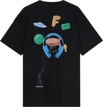 Flaneur Fl&acirc;neur, Homme, Tops, Noir, Taille: XL Inflatables T-Shirt