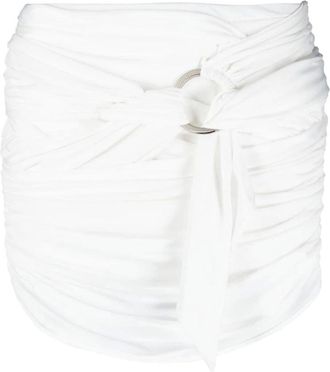 The Attico Femme, Jupes, Blanc, Taille: 36 FR Fran Skirt
