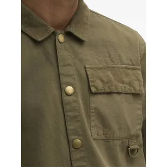 Barbour Corduroy Collar Overshirt - Green