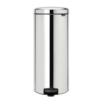Brabantia Poubelle &agrave; p&eacute;dale - 30 l - Acier Brillant