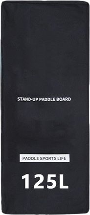 Generic Aufblasbarer Rucksack f&uuml;r Paddelbrett, 125 l, mit Schaumstoffpolsterung, Rucksack f&uuml;r aufblasbares Stand Up Paddle