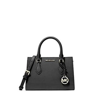Michael Kors Sheila Petit sac &agrave; main v&eacute;g&eacute;talien sans cuir, noir, Small