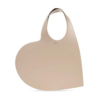 Coperni Herzf&ouml;rmige Rahmen-Handtasche - - Bags - Damen - Beige - ONE SIZE