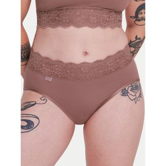 sloggi Klassischer Damenslip Romance 10031896 Braun