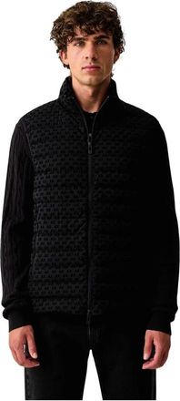 A|X Armani Exchange Gilet matelass&eacute; &agrave; logo int&eacute;gral - Homme - Vestes - Noir - Taille: S