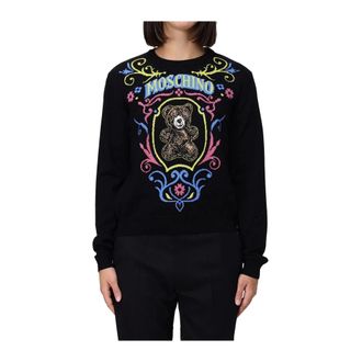 Moschino Maglione Gaucho Osito - Femme - Pulls - Multicolore - Taille: 40 FR