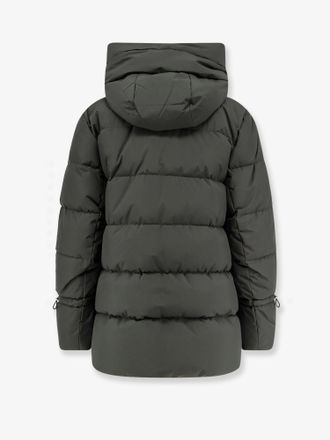 Moorer Womens Down Jacket Gadia-Stp Waterproof Green Polyester