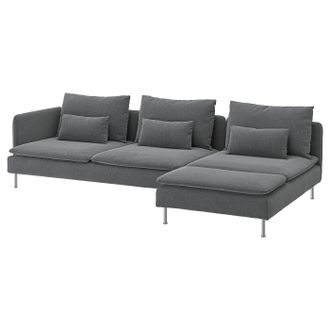 IKEA S&Ouml;DERHAMN 4er-Sofa mit R&eacute;camiere