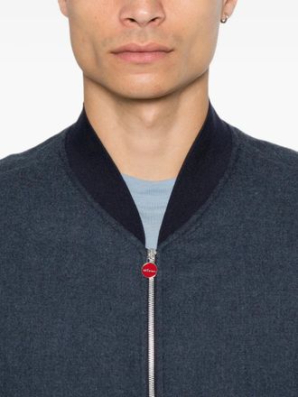 Kiton Mens Zip-Up Bomber Jacket Aw26 M