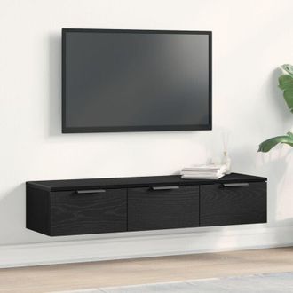 vidaXL Wandschrank Schwarze Eiche 102 x 30 x 20 cm Holzwerkstoff Vidaxl