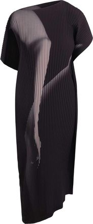 Issey Miyake Knielanges Kleid - Schwarz