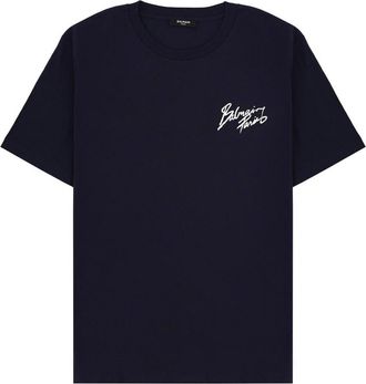 Balmain T-Shirt - Blau