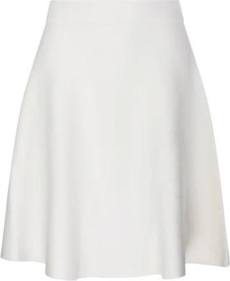 Max Mara Femme, Jupes, Blanc, Taille: 40 FR Jupe en Soie Ubald