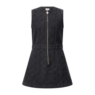 Casablanca Denim Mini Dress - - Dresses - Damen - Schwarzk - XS