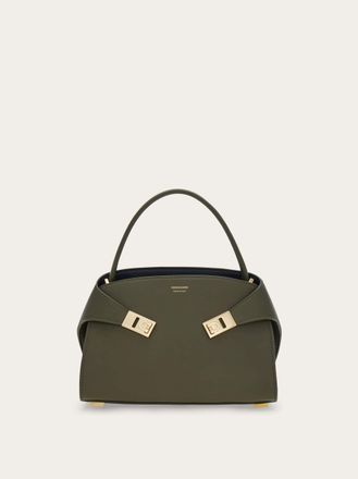 Ferragamo Damen Hug Soft Handtasche (XS) Gr&uuml;n