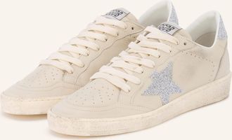 Golden Goose Sneaker Ball Star Mit Schmucksteinen beige