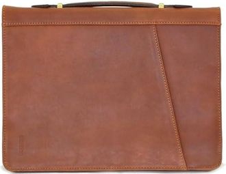 Katana Conf&eacute;rencier en cuir avec poign&eacute;e - marron - 36.5 x 28 x 5 cm - Marron