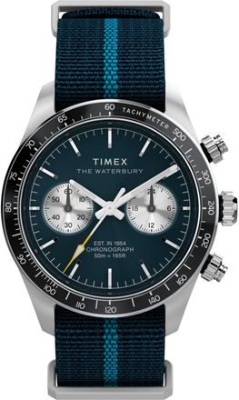 Timex Waterbury Heritage Blau Herren Armbanduhr TW2Y39000