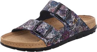 Rohde Damen Pantolette LEDER (schwarz, EU Schuhgr&ouml;&szlig;ensystem, Erwachsene, Numerisch, Breit, 36)