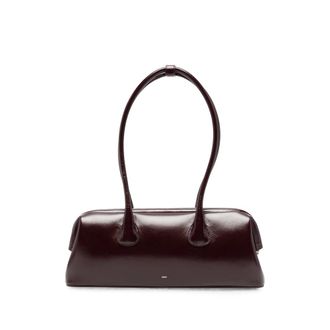 Osoi Boat Wide Leather Shoulder Bag