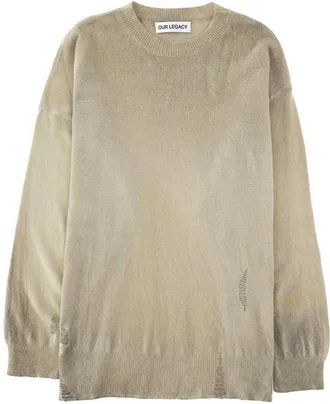Our Legacy Pull Col Rond - Beige