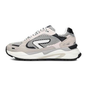HUB Beige Low-Top Sneakers f&uuml;r Frauen - - Shoes - Damen - Mehrfarbig - 43 EU