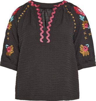 Usha Bluse Frauen Schwarz