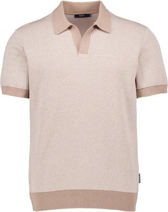 Daniel Hechter Herren Polo-Shirt beige meliert