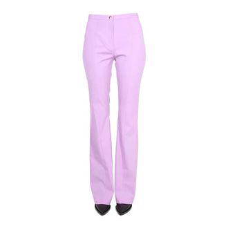 Patou Femme, Pantalons, Violet, Taille: 38 FR Pantalon &Eacute;vas&eacute; Taille Haute